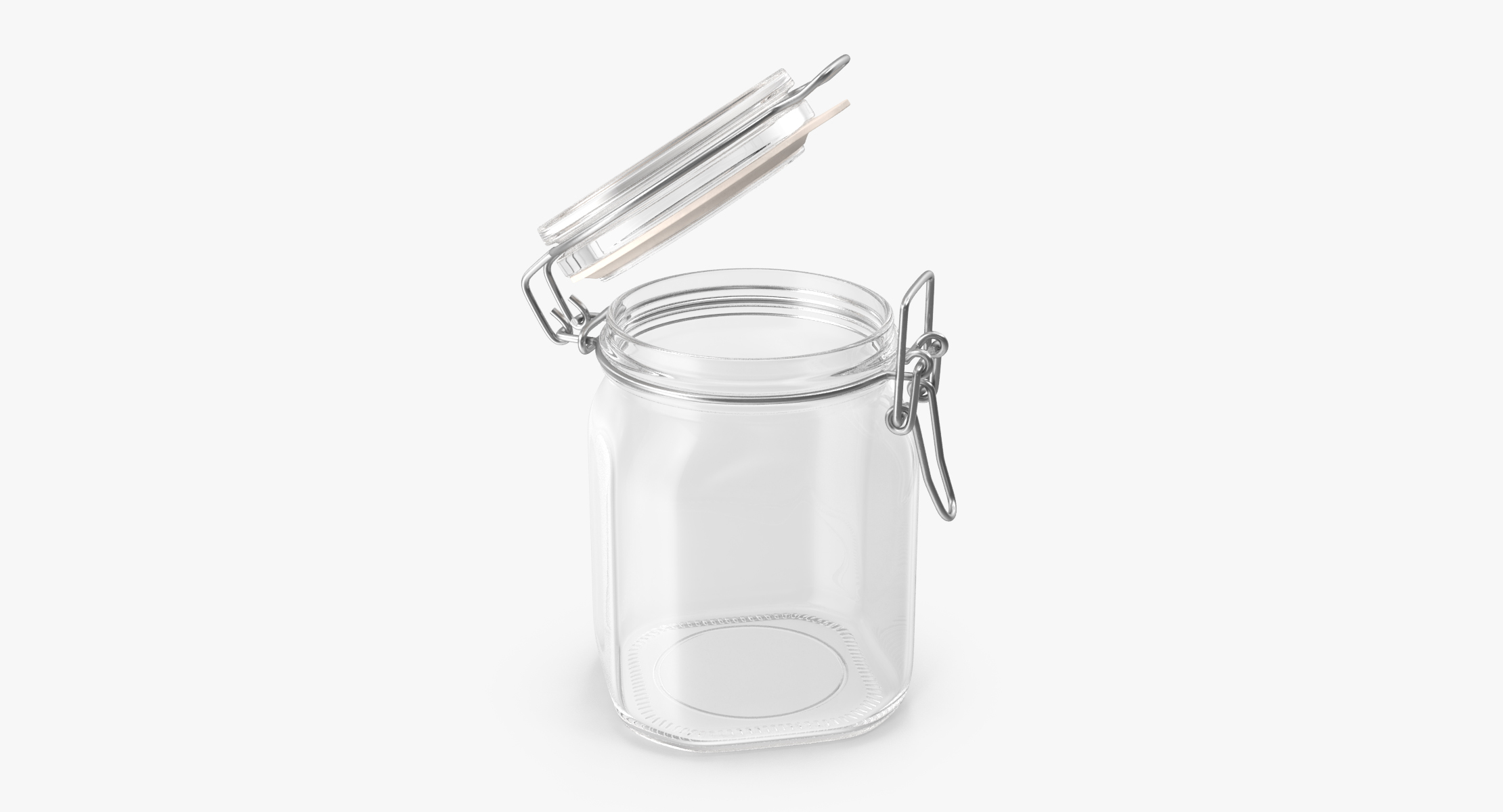 glass hinged kitchen jars max
