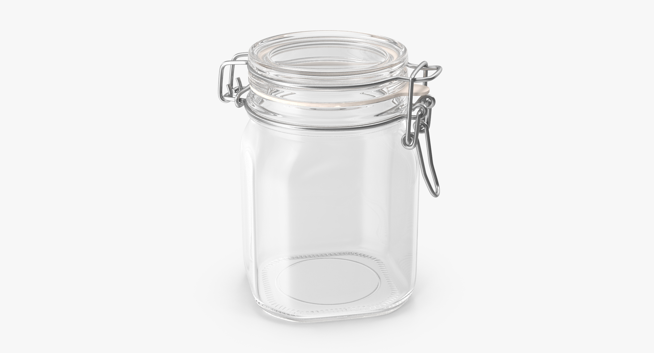 glass hinged kitchen jars max