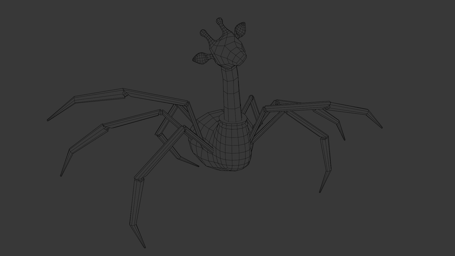 3D ROBOTIC GIRAFFE SPIDER GAME READY - TurboSquid 2519466