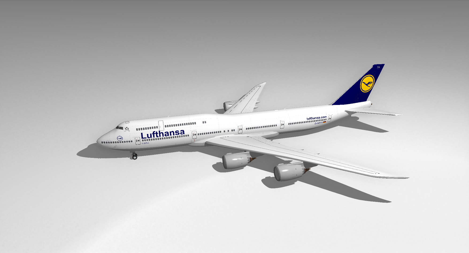 波音 747-8i 有 15 种涂装3D模型 - TurboSquid 1862263