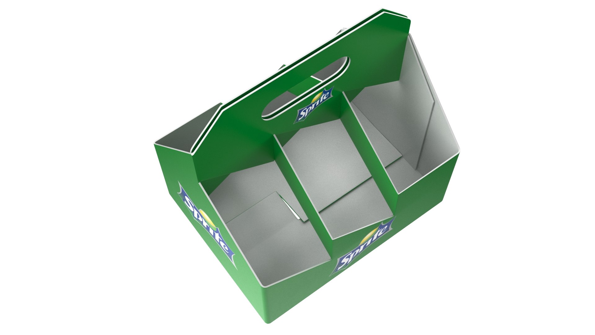 Empty Trays For Soda Bottles Model - TurboSquid 1996980