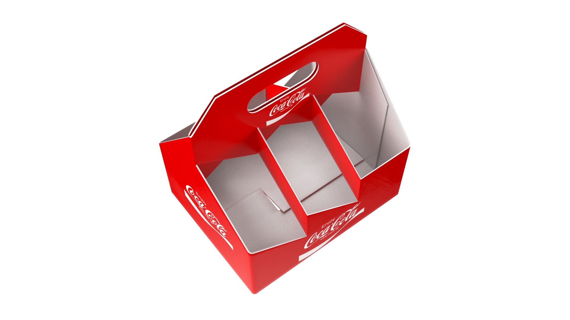 Empty Trays For Soda Bottles model - TurboSquid 1996980