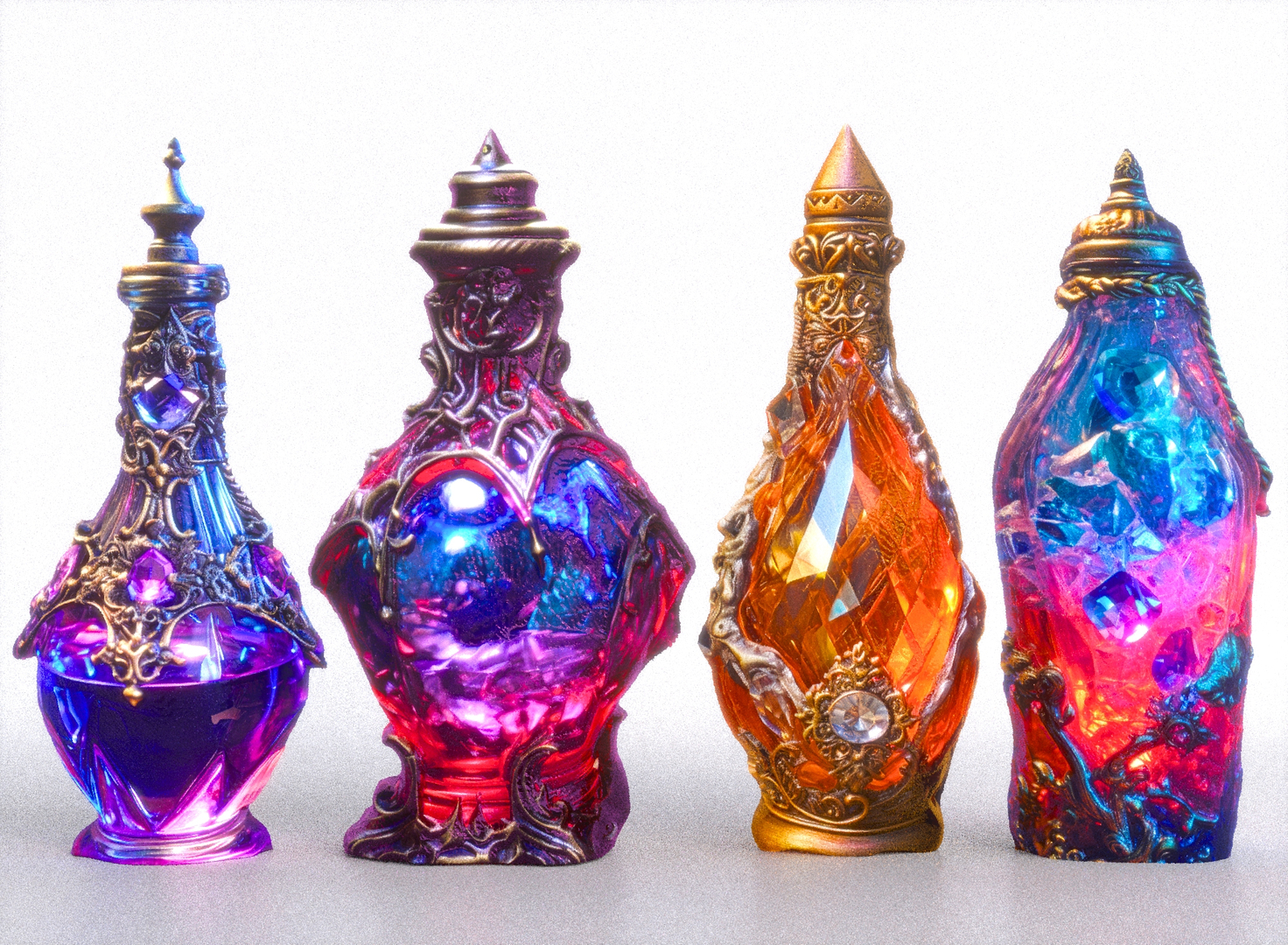 Magic Vase Pack model - TurboSquid 2174834