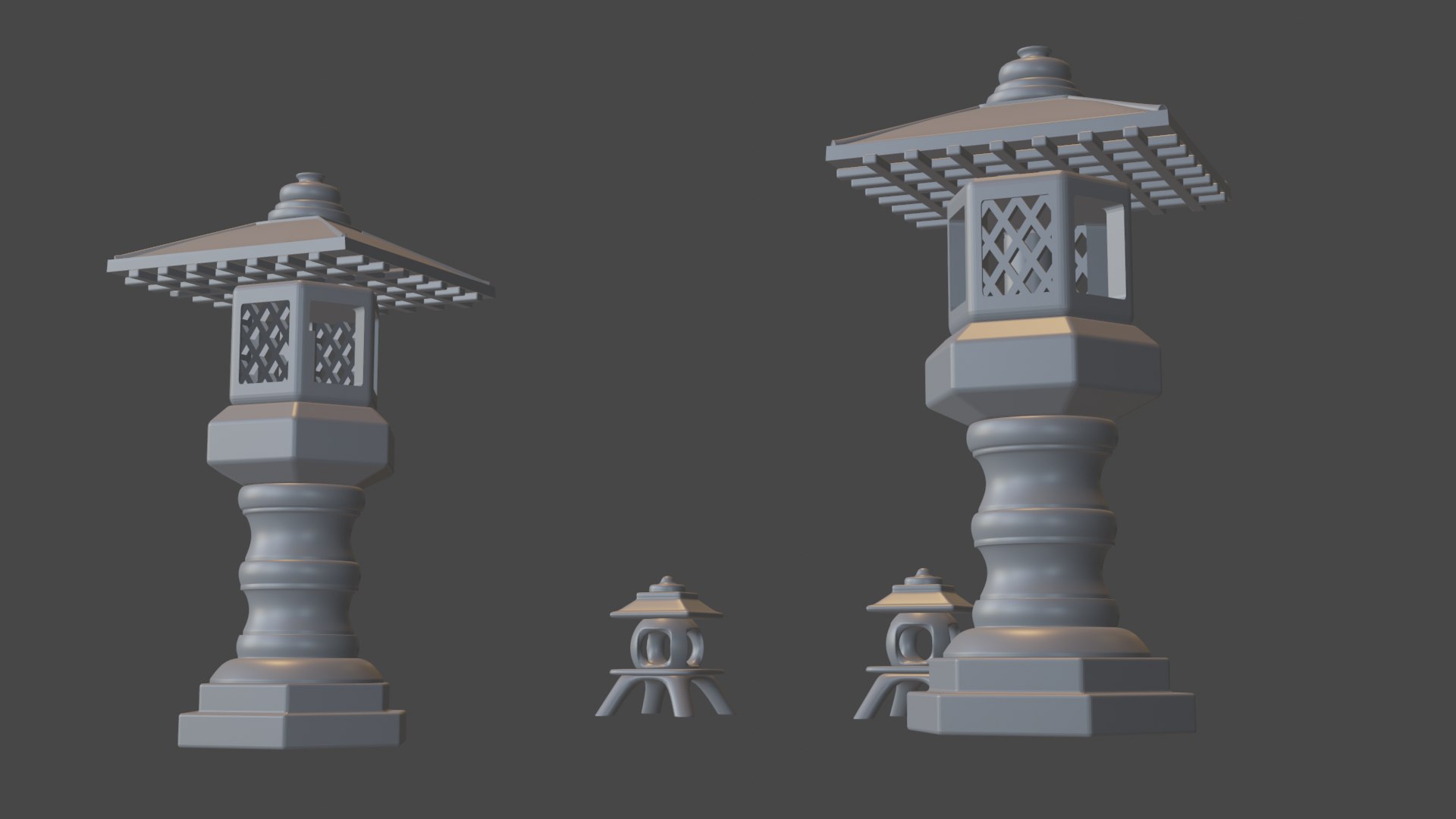 Chinese Stone Lantern 3D Model - TurboSquid 1837670