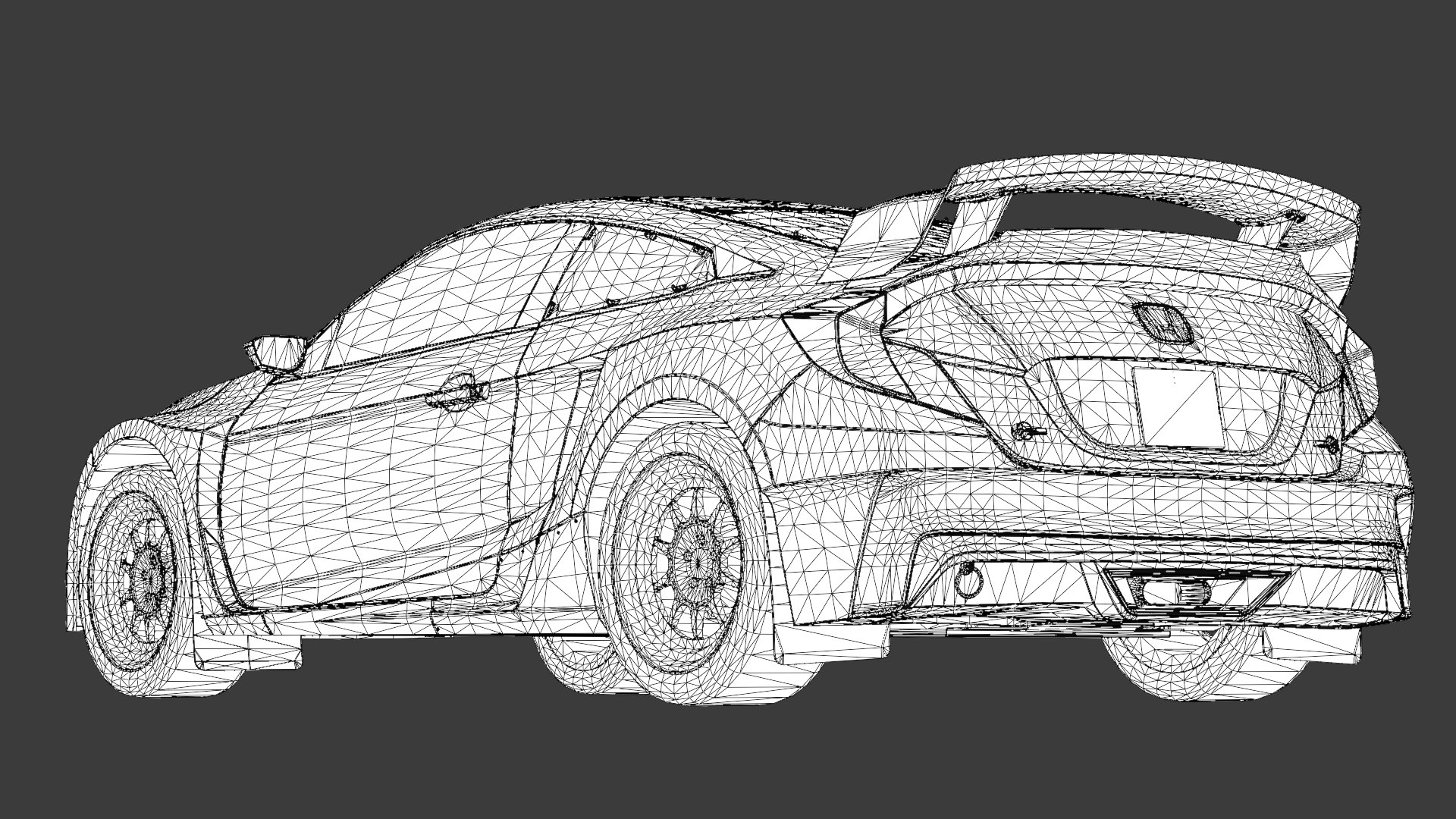 2017 Honda Civic 3D Model Detailed Game Ready Sedan 3D Model ...