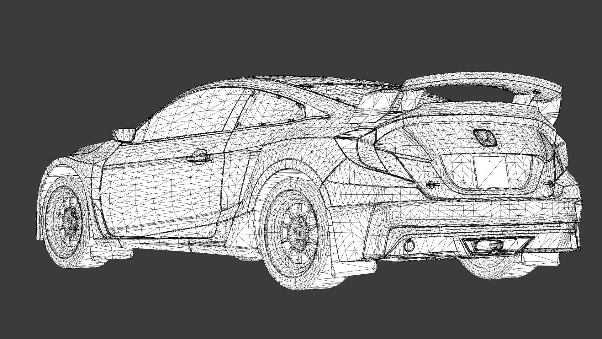 2017 Honda Civic 3D Model Detailed Game Ready Sedan 3D Model ...