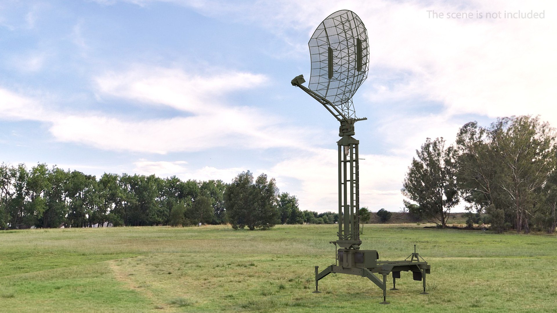 3D Kasta 2e2 Antenna - TurboSquid 1661912