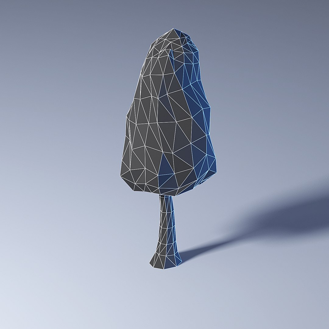 3D Polygonal Low-poly Tree - TurboSquid 1218063