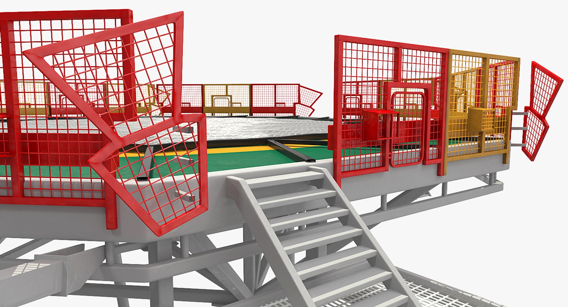 Helicopter landing pad 2 3D model - TurboSquid 1500993