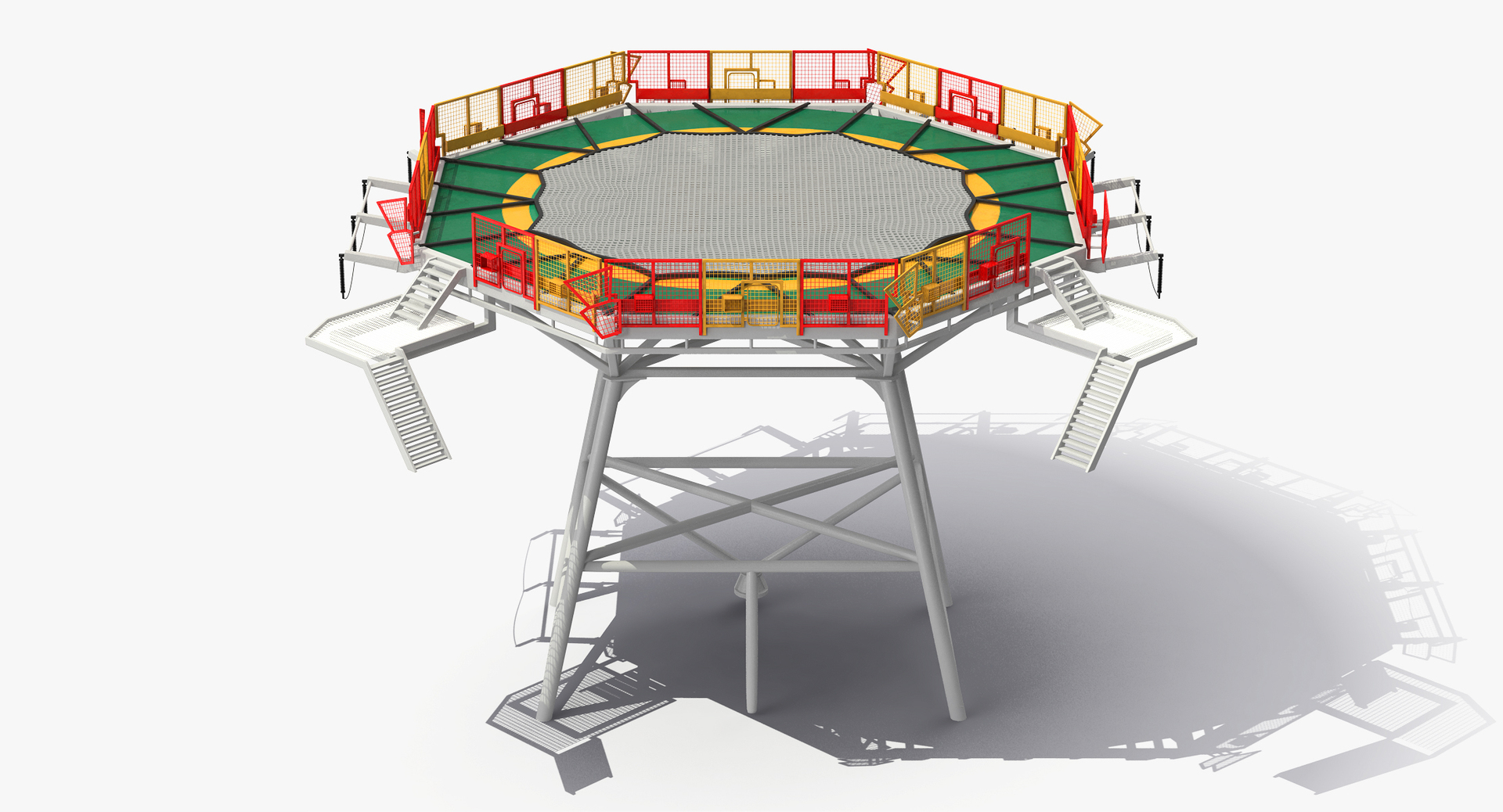 Helicopter landing pad 2 3D model - TurboSquid 1500993