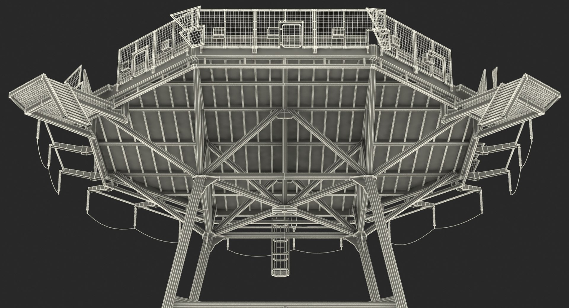 Helicopter landing pad 2 3D model - TurboSquid 1500993