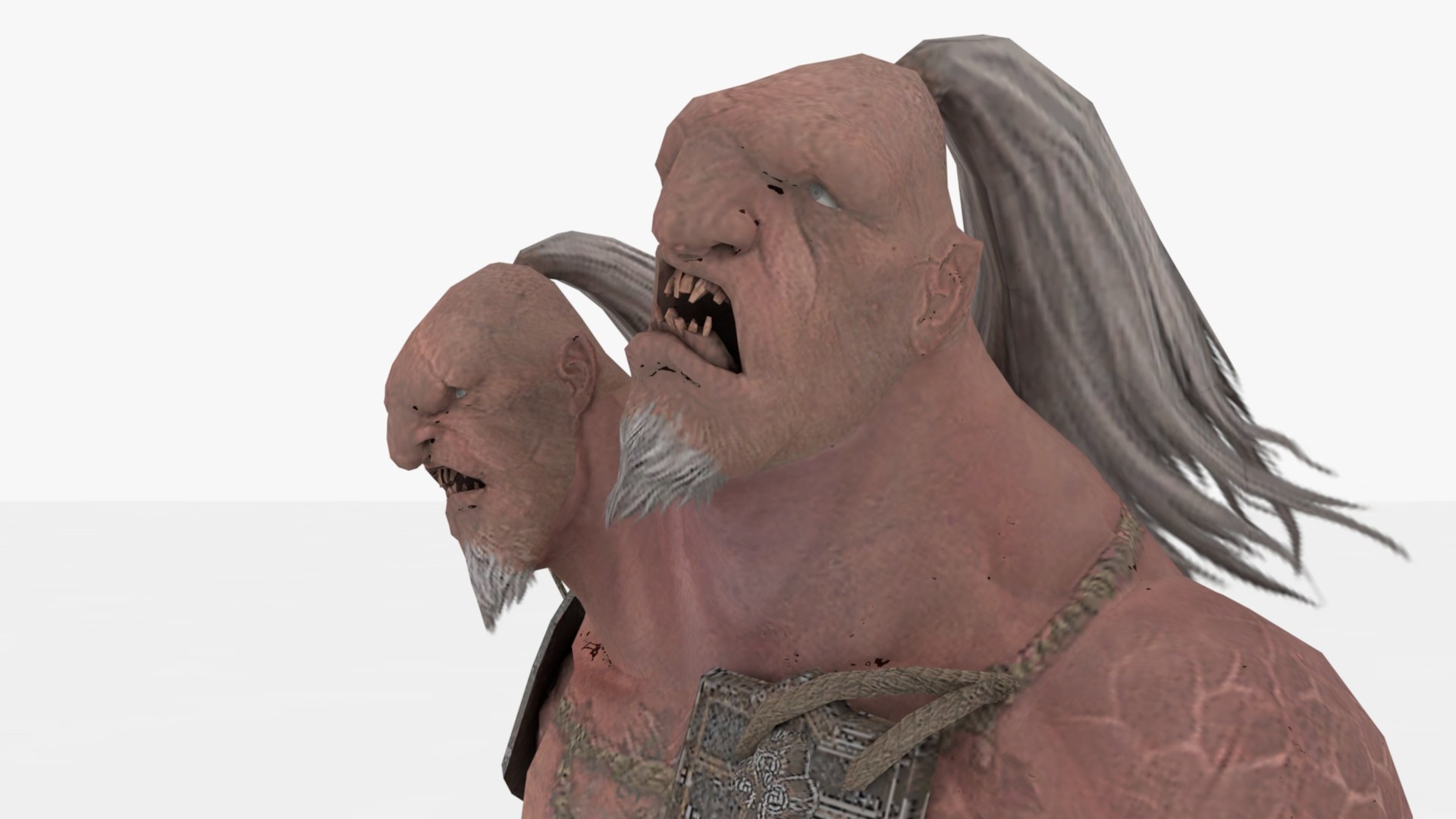 Two-Head Monster 3D Model - TurboSquid 2366098
