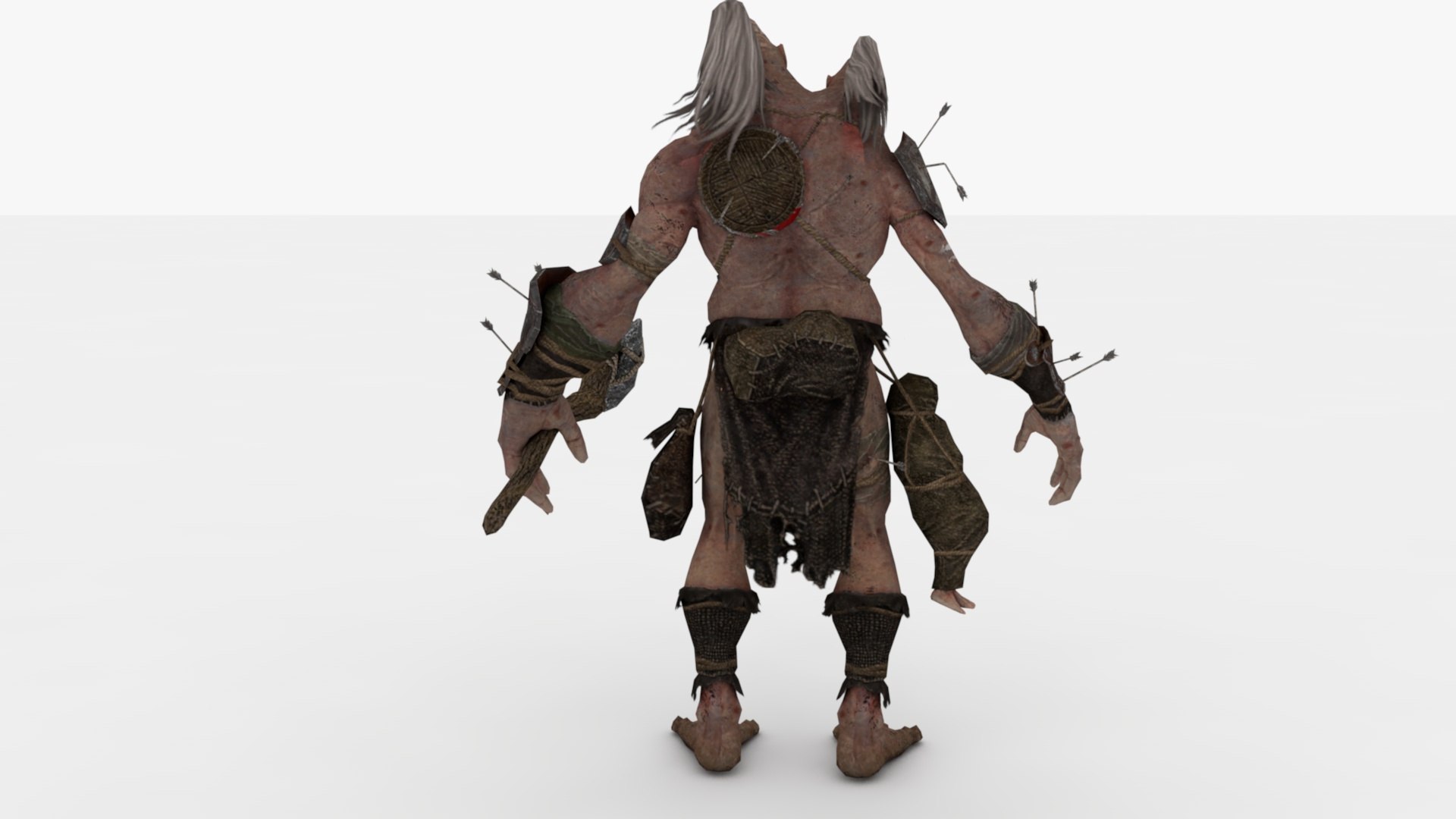 Two-Head Monster 3D Model - TurboSquid 2366098