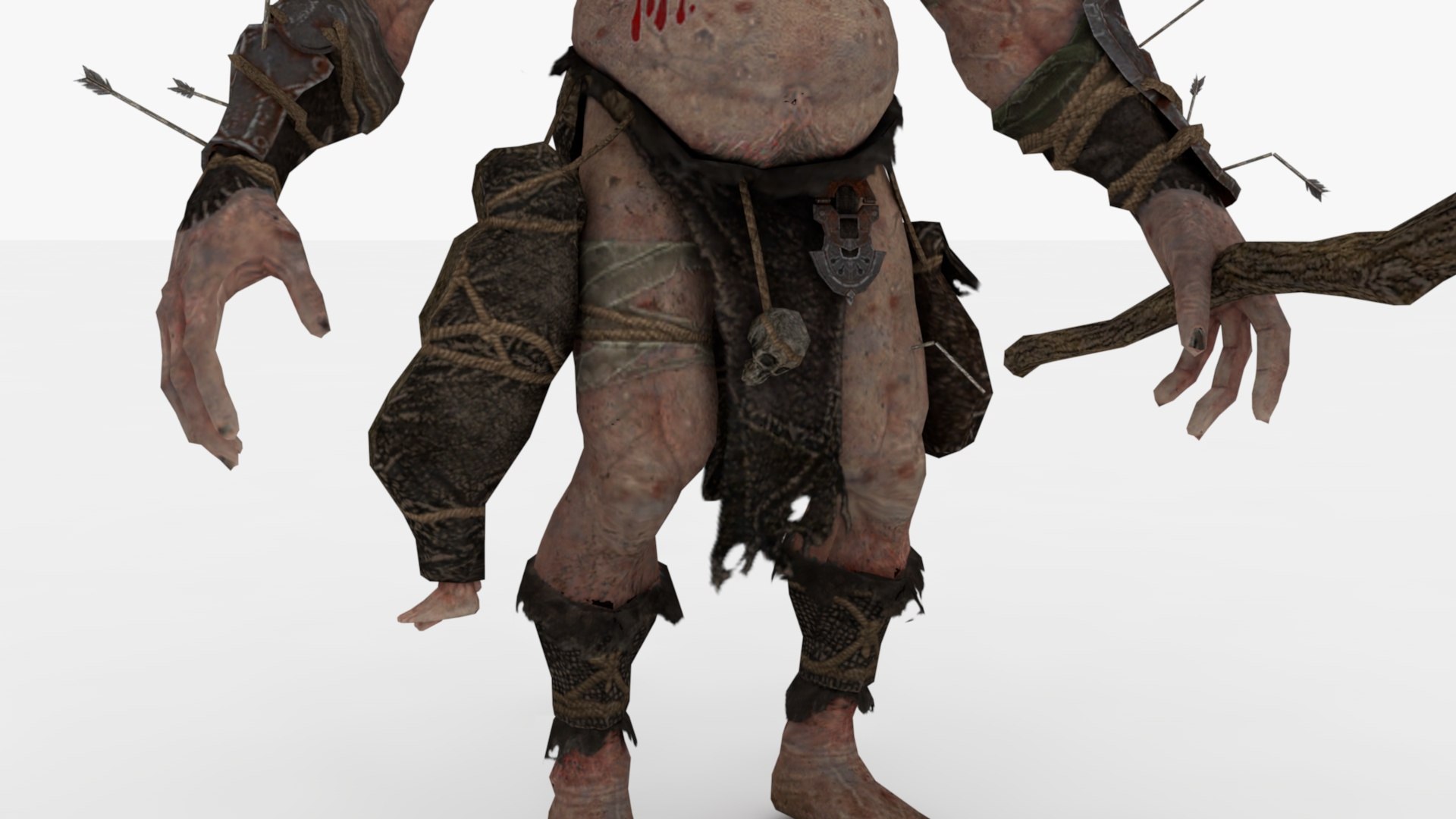 Two-Head Monster 3D Model - TurboSquid 2366098