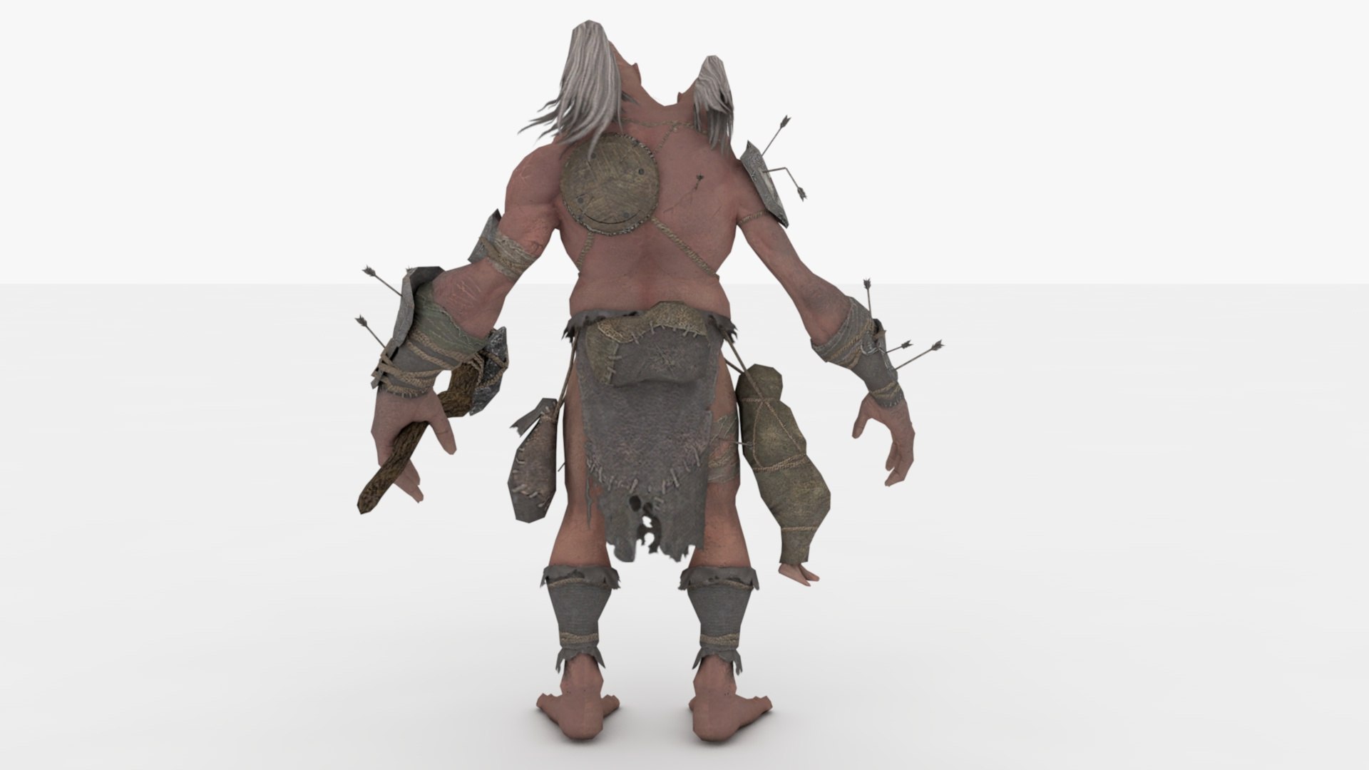 Two-Head Monster 3D Model - TurboSquid 2366098