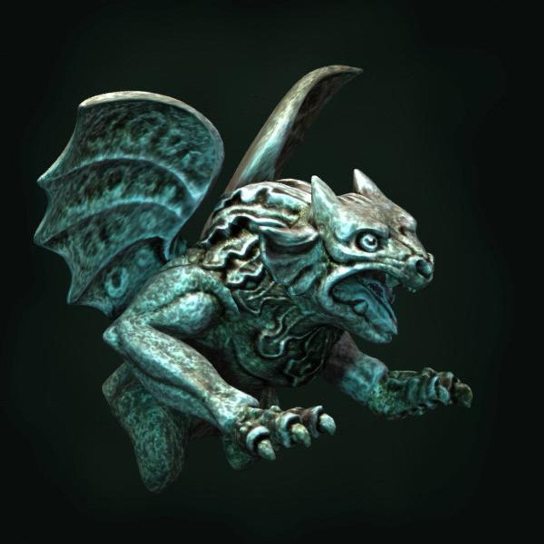 3d model gargoyle monster