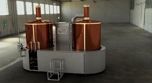 3d brewery kettle model