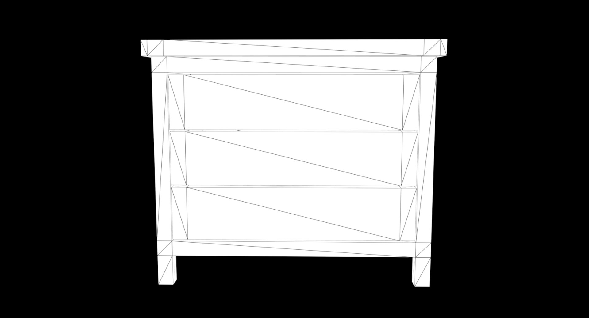 3D Cartoon Drawers - TurboSquid 1335804