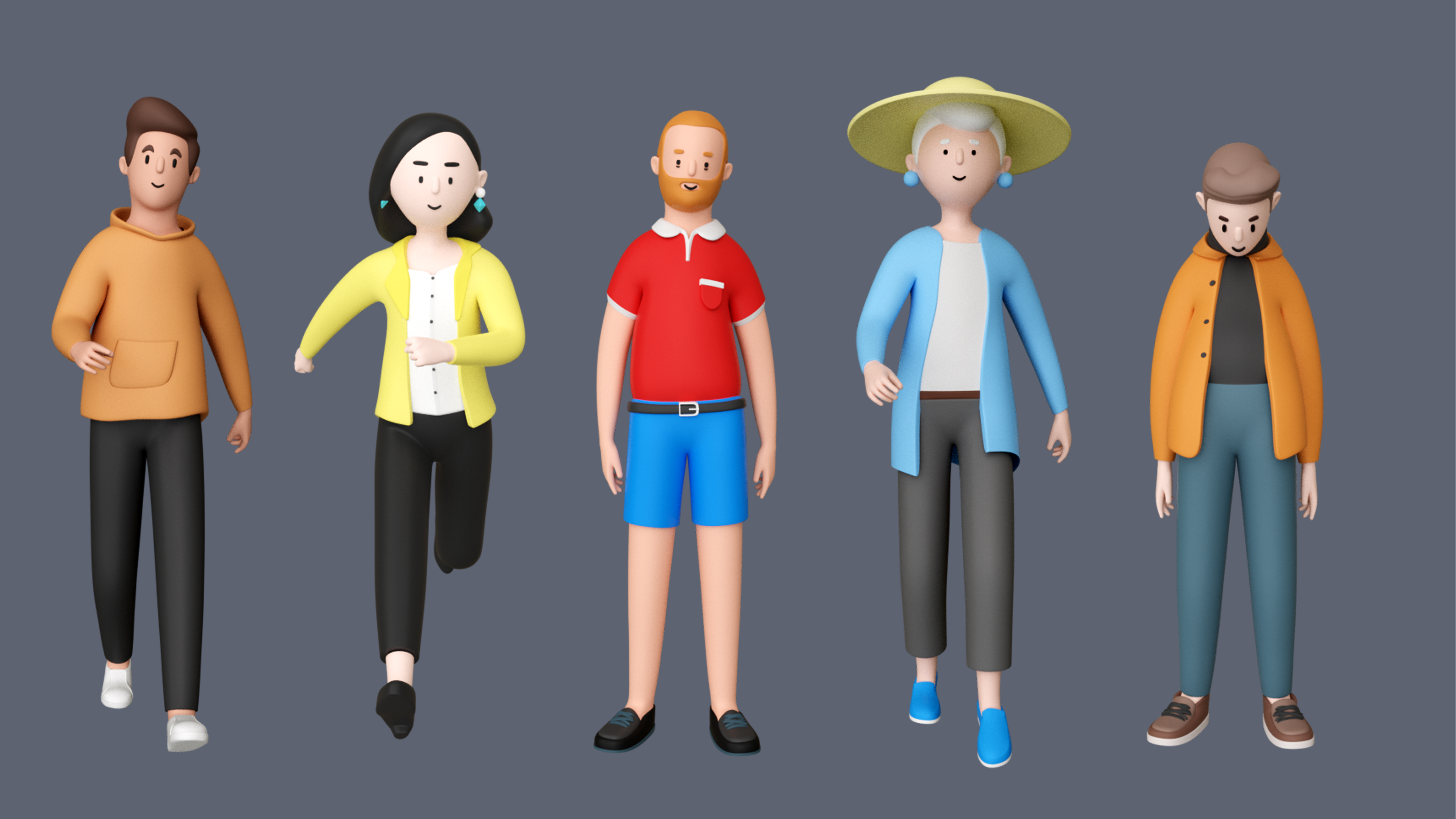 modèle 3D de personnages de dessins animés 3 02 - TurboSquid 1828272