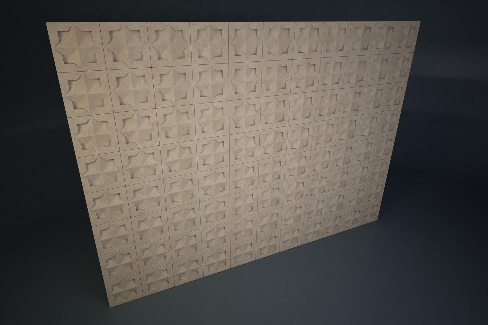 Pattern Wall 3D Model - TurboSquid 1444635