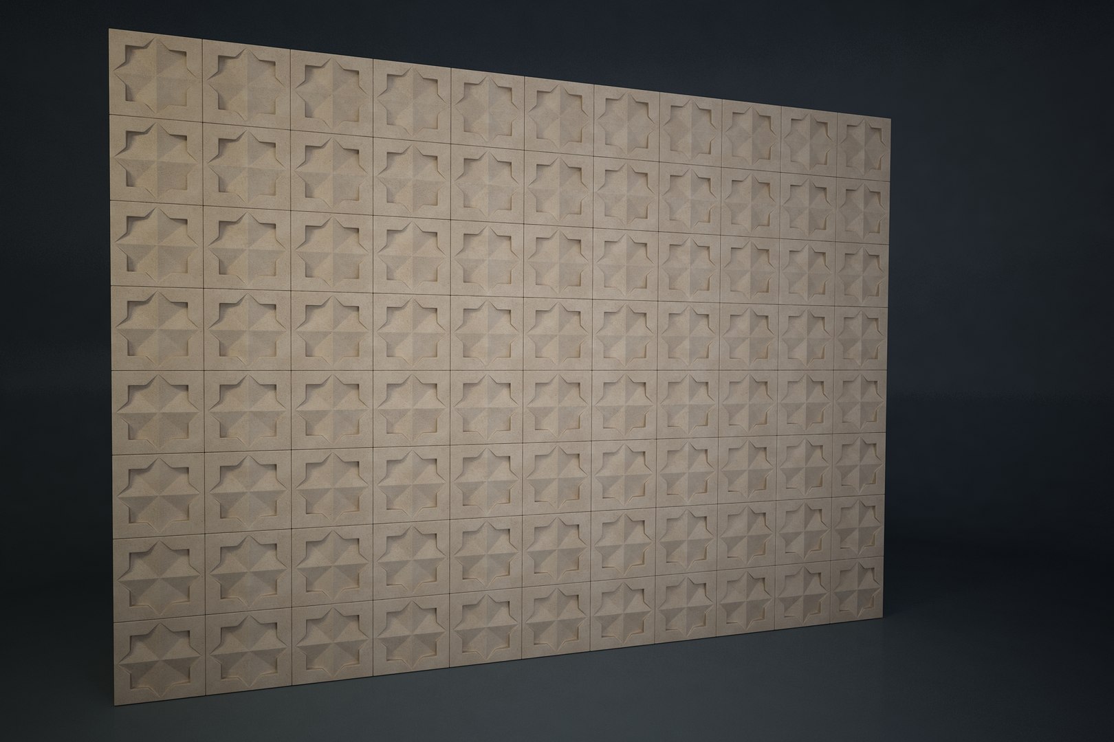 Pattern Wall 3D Model - TurboSquid 1444635