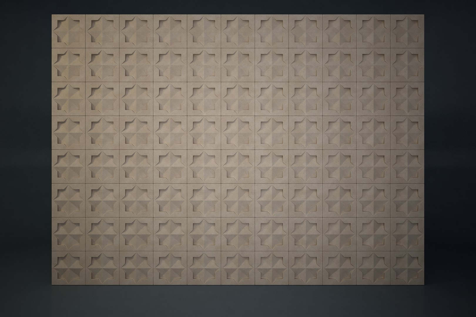 Pattern Wall 3D Model - TurboSquid 1444635