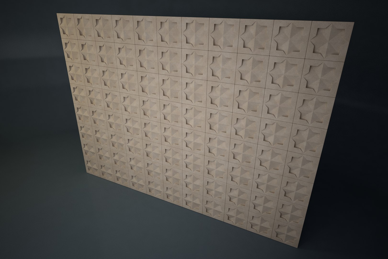 Pattern Wall 3D Model - TurboSquid 1444635