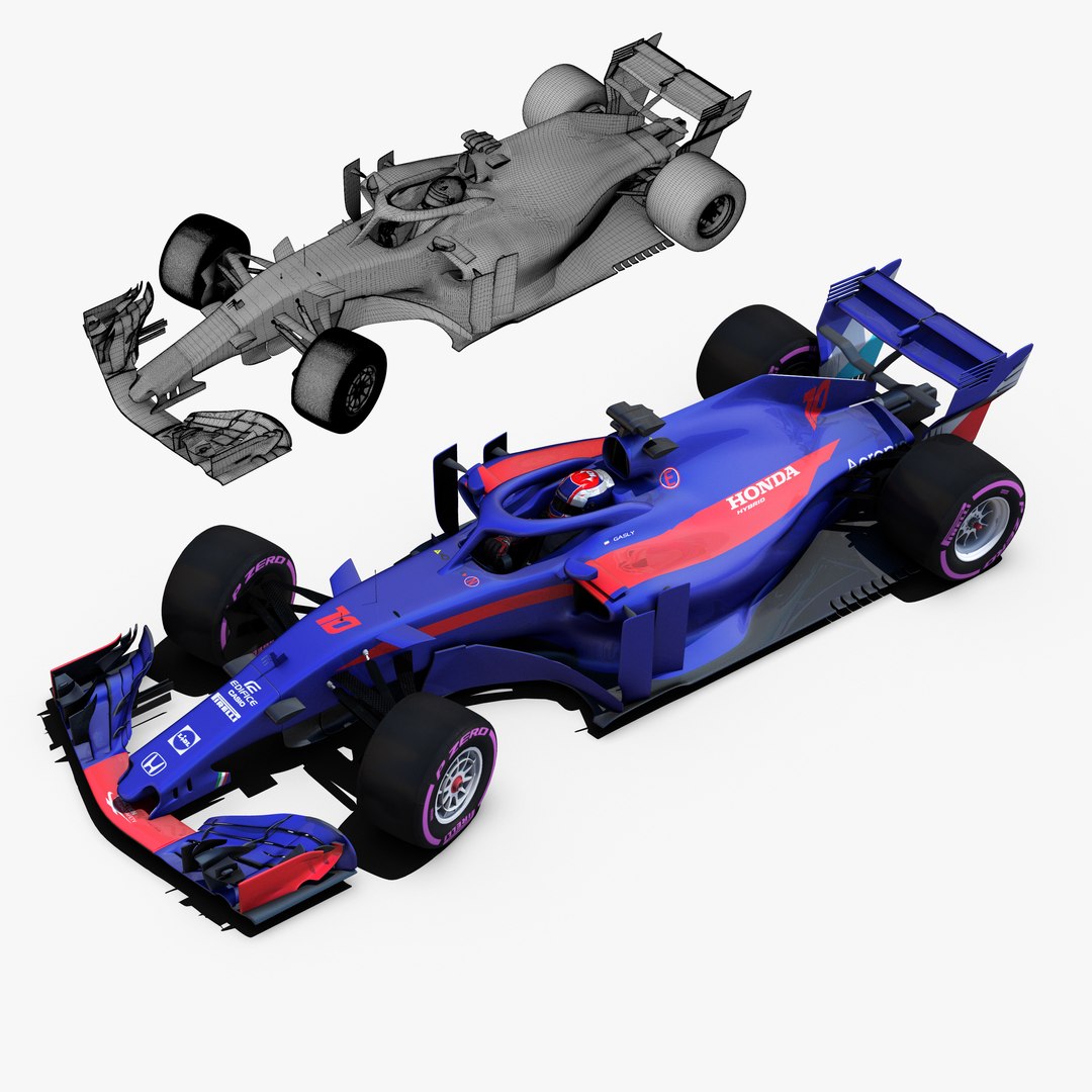 Rigged F1 Car 3D Model - TurboSquid 1353032