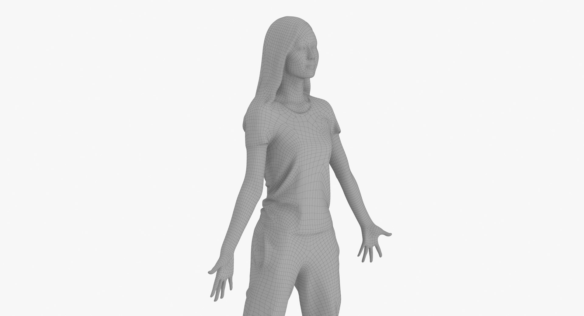 Jade Sport A Pose 3D model - TurboSquid 2074654