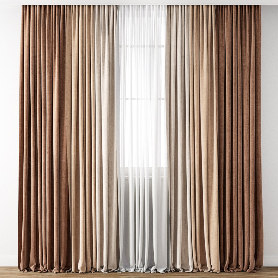 3D Model Curtain - TurboSquid 1707546