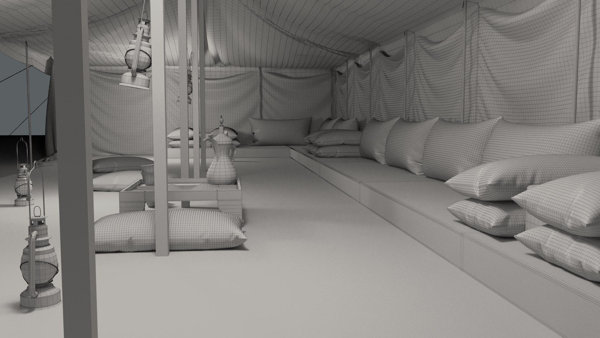 Traditional Tent 3D Model - TurboSquid 1517466