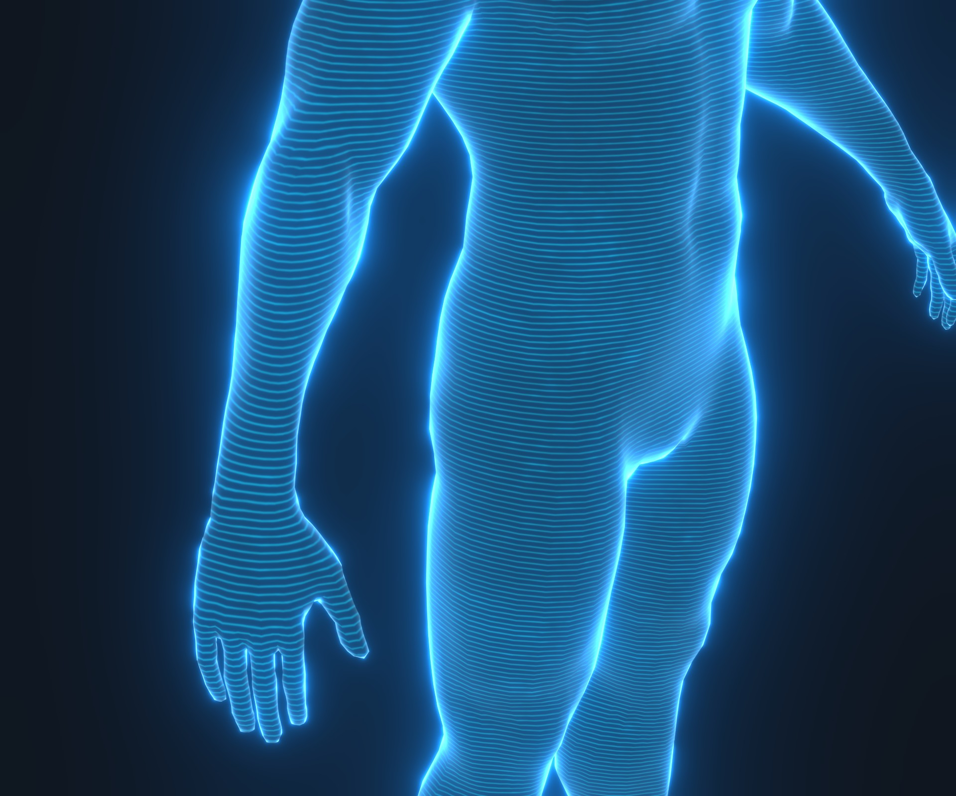 Human hologram male 3D model - TurboSquid 1687549