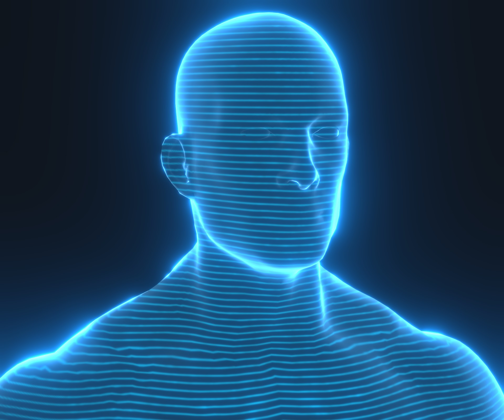 Human hologram male 3D model - TurboSquid 1687549