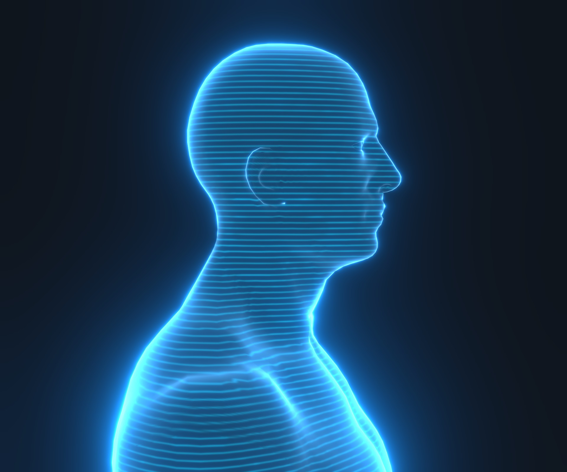 Human hologram male 3D model - TurboSquid 1687549