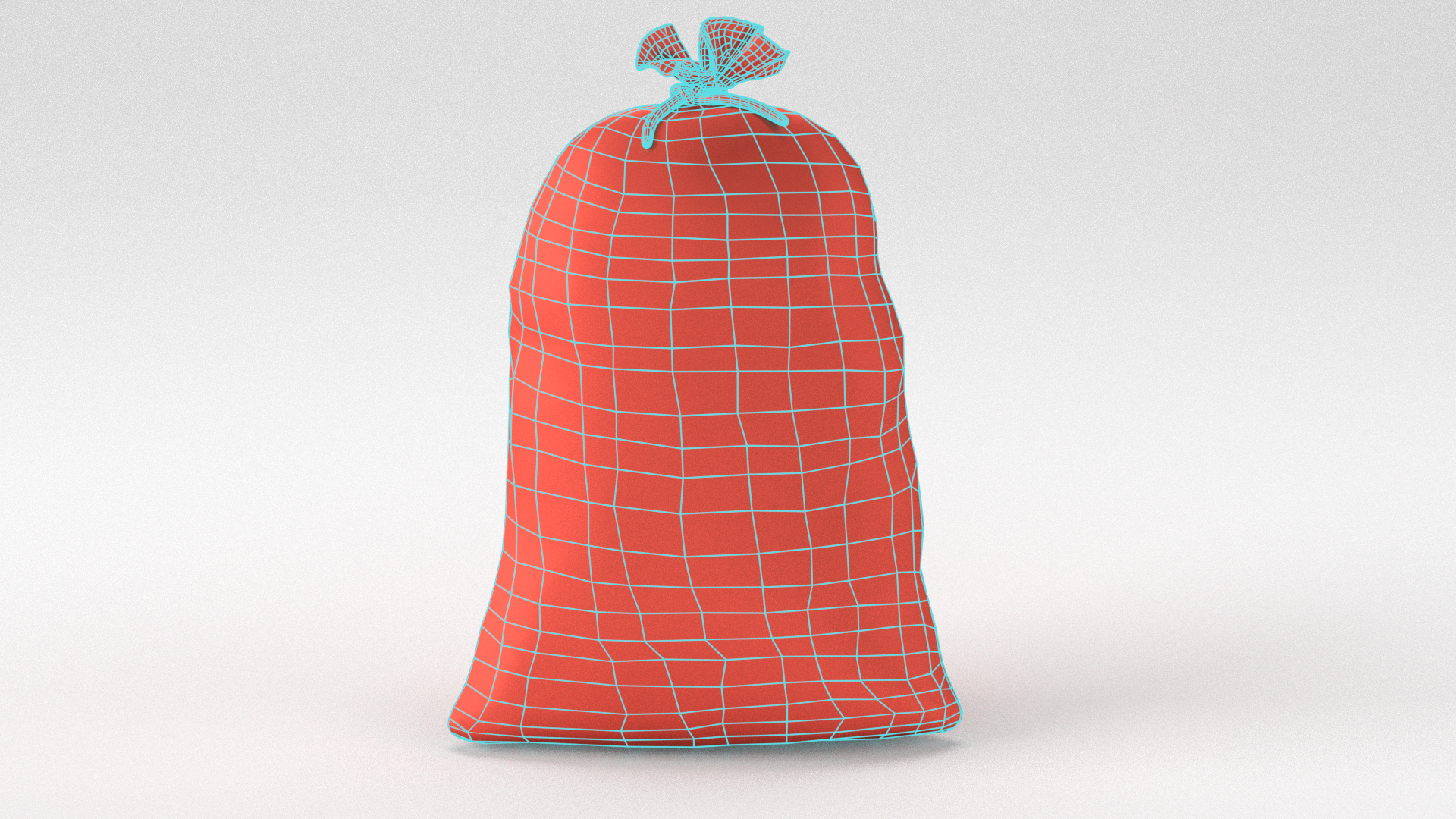 3D Food Sack Grain Tied - TurboSquid 1407576