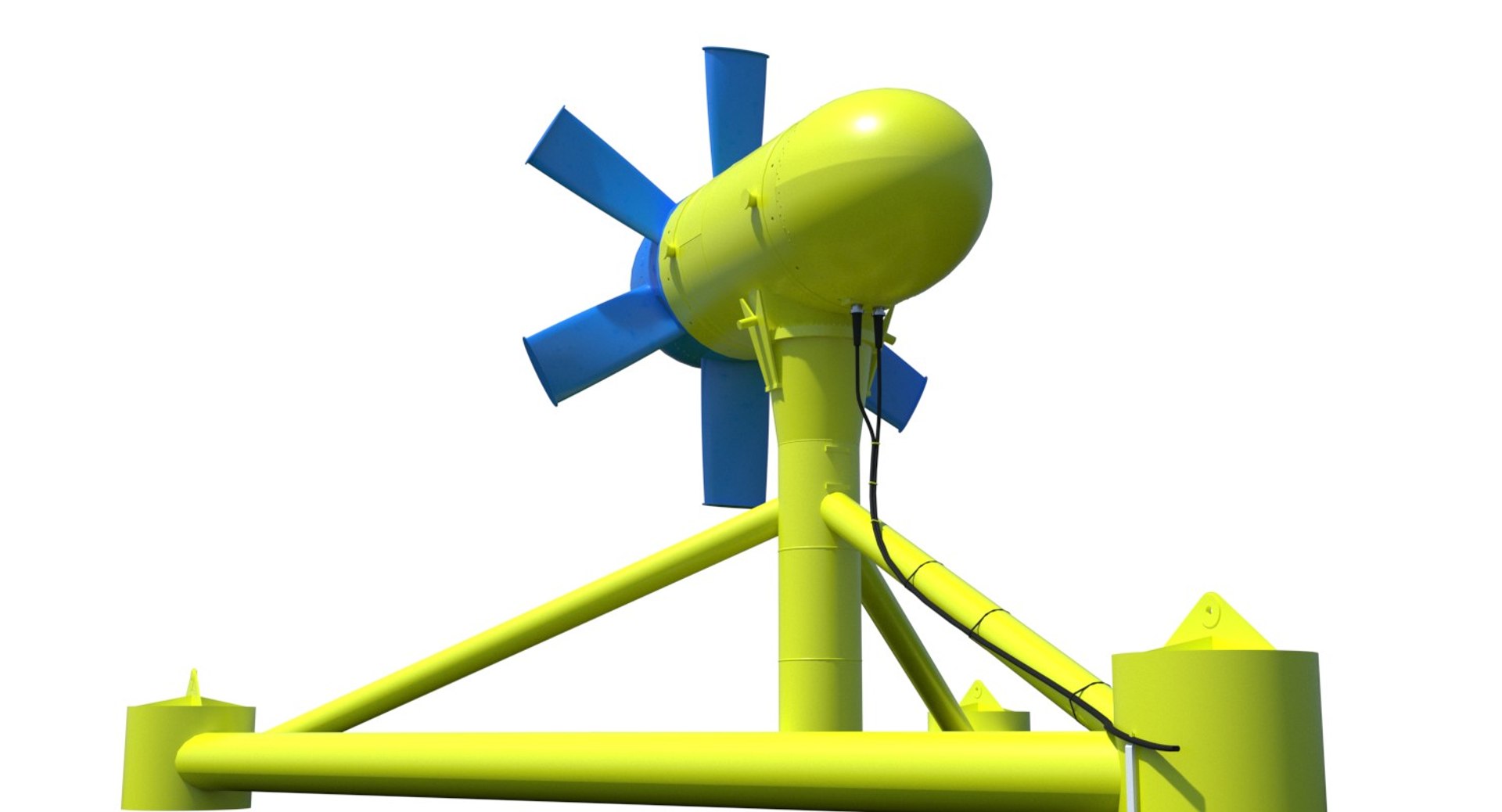 3D Tidal Turbines Model - TurboSquid 1649622