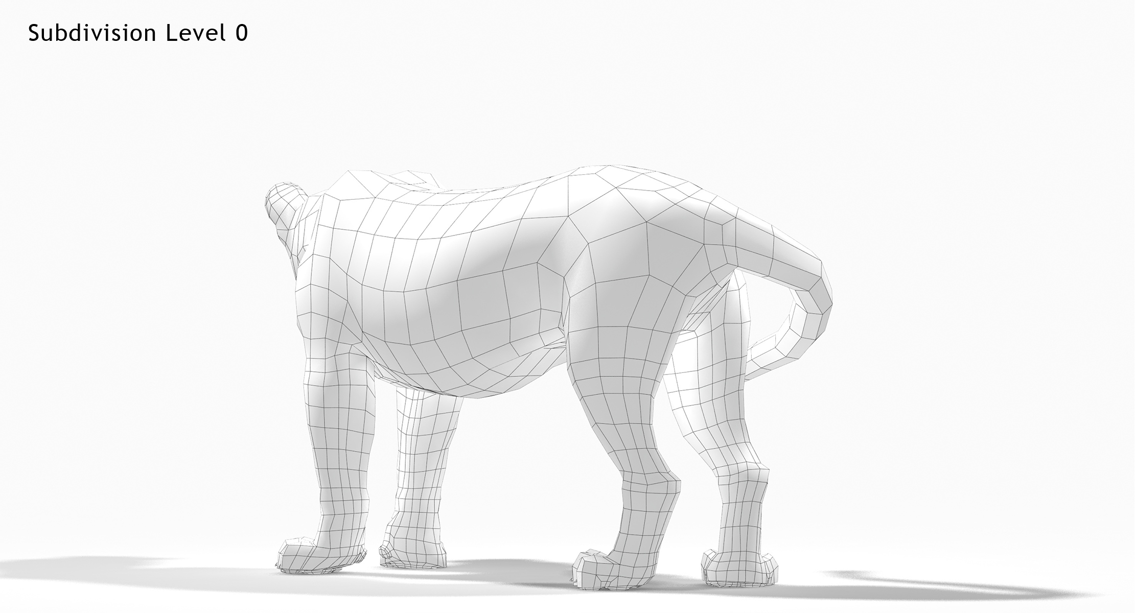 lion fur rigging animation 3d 3ds