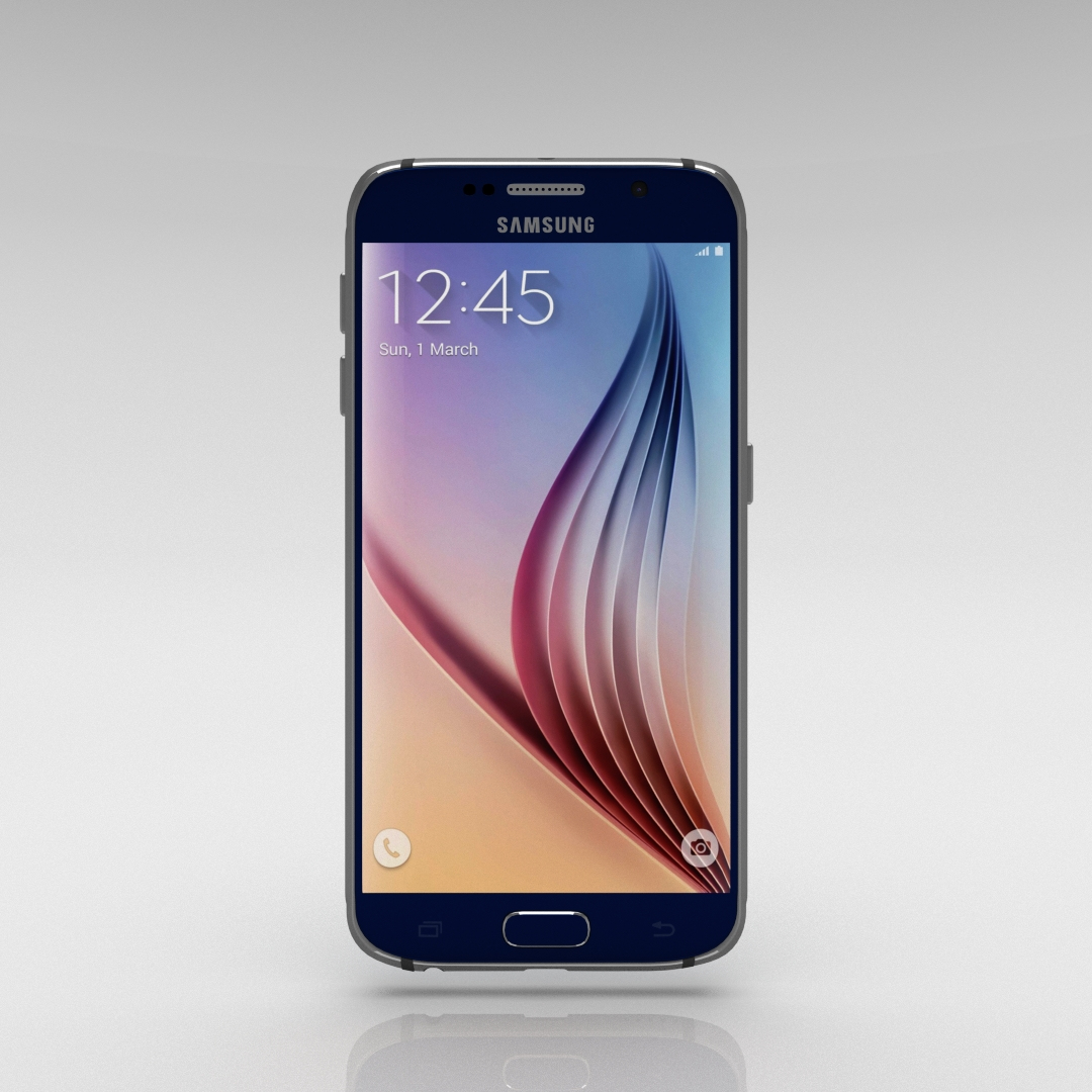 Samsung Galaxy S6 Sapphire 3d Blend
