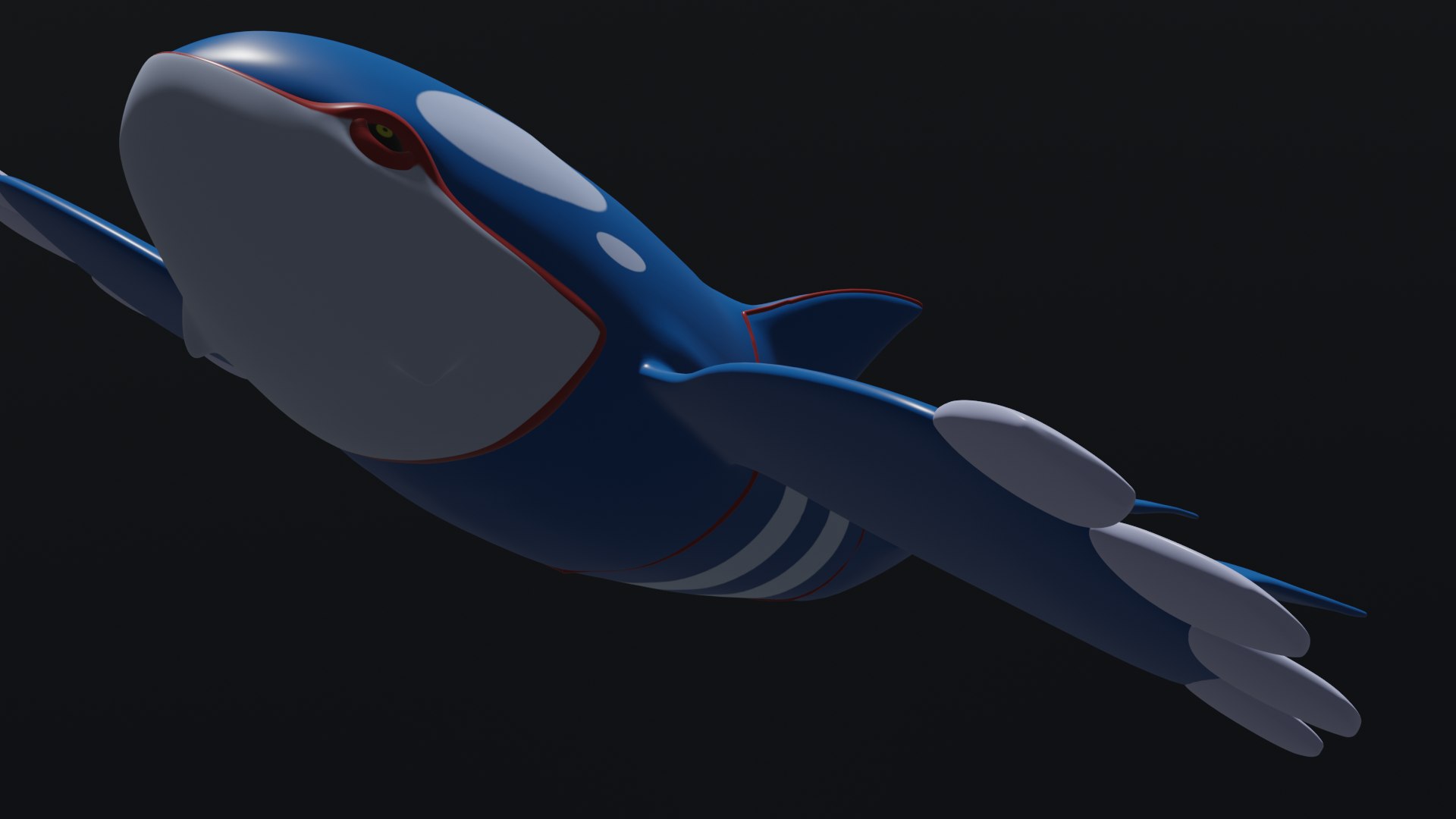 3D Modelo 3D Kyogre Pokemon - TurboSquid 1974802