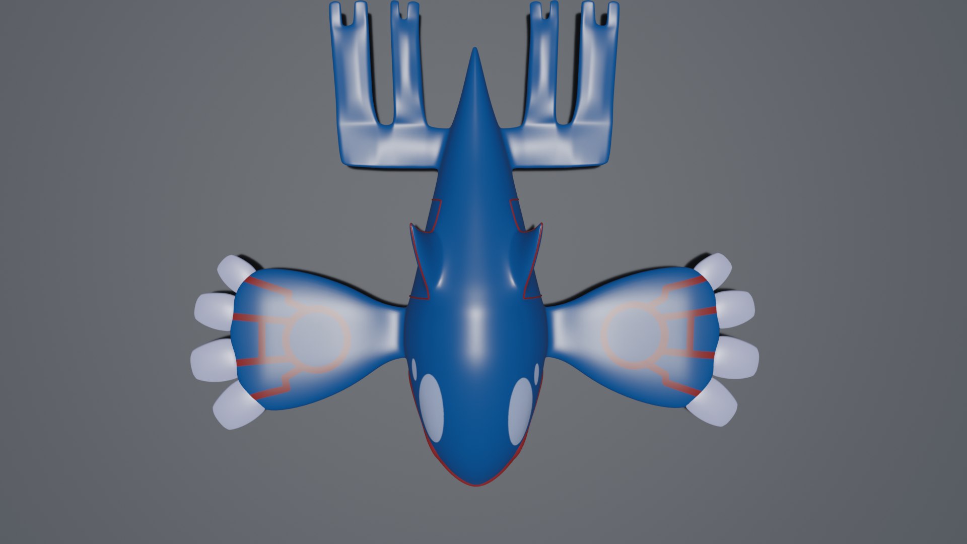 3D Modelo 3D Kyogre Pokemon - TurboSquid 1974802