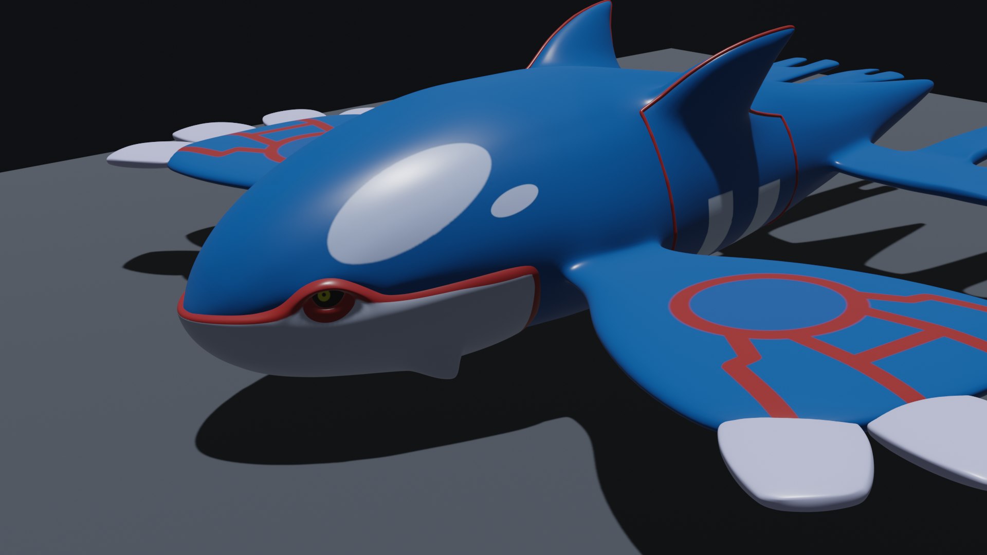 3D Modelo 3D Kyogre Pokemon - TurboSquid 1974802