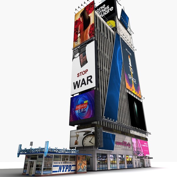 타임스퀘어 텍스처드 3D 모델 - TurboSquid 2177605