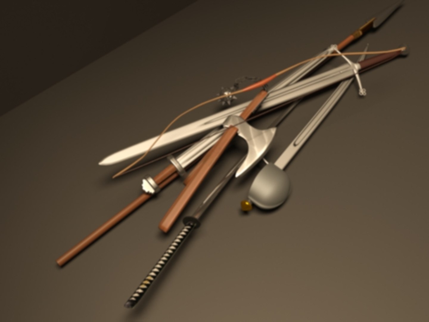3D Model Weapons Pack - TurboSquid 1204777