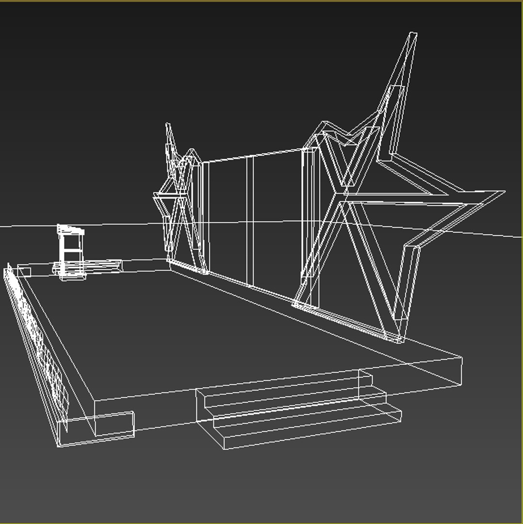 Stage Backdrop Rostrum 3D Model - TurboSquid 1427259