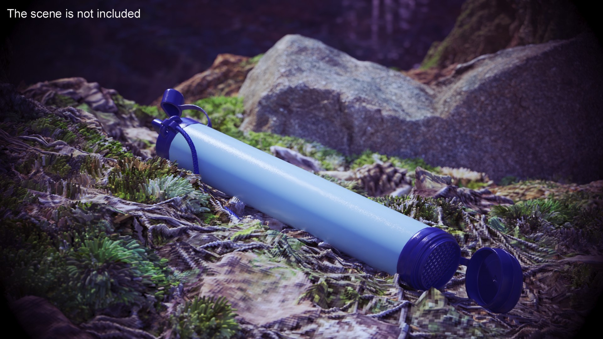 3D LifeStraw Water Filter Open - TurboSquid 1938223