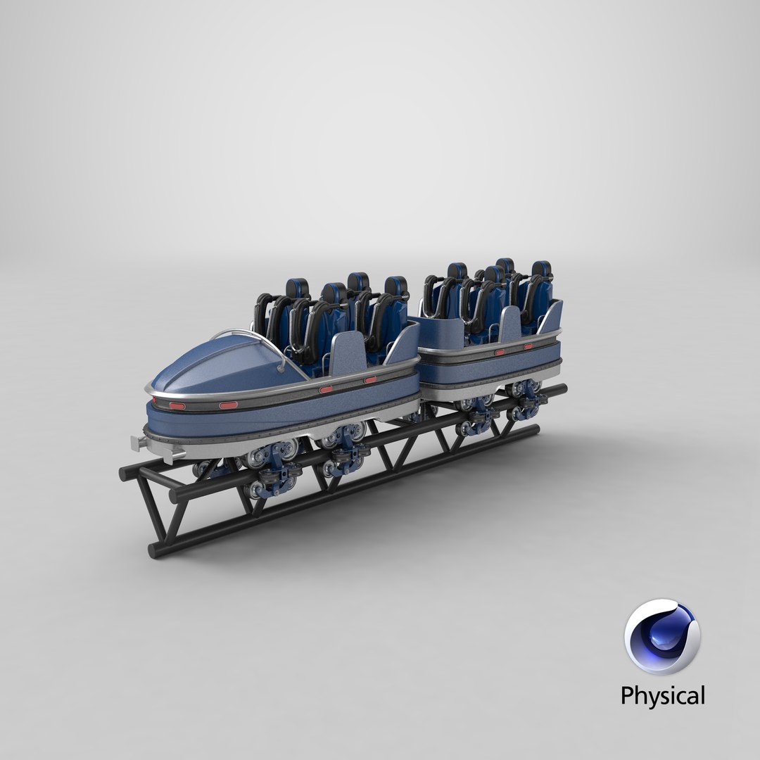Roller Coaster Train Wagon model - TurboSquid 1912005