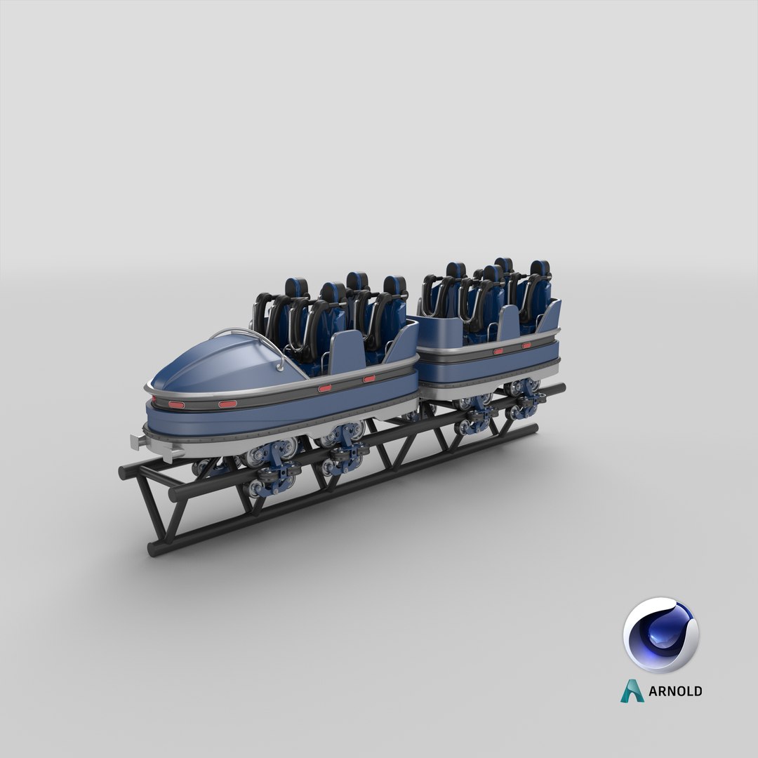 Roller Coaster Train Wagon model - TurboSquid 1912005