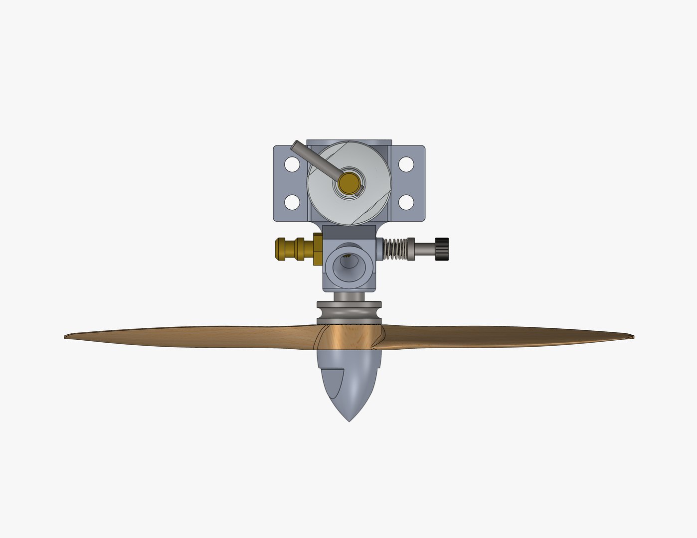 3D Gordon Nano RC Engine High Detail SolidWorks 3D Model - TurboSquid ...