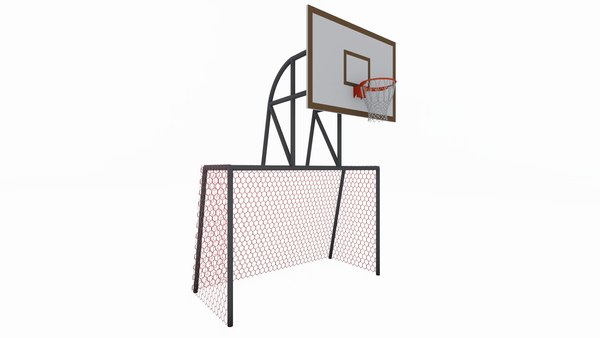 modelo 3d ARCO DE FUTBOL TABLERO DE BASQUET - TurboSquid 1945752
