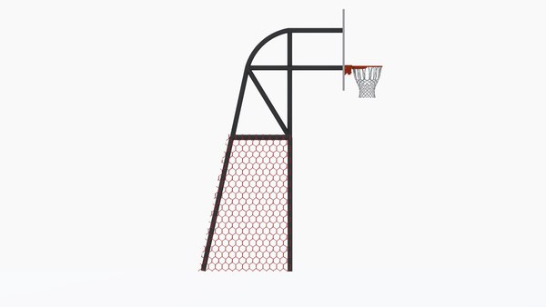 modelo 3d ARCO DE FUTBOL TABLERO DE BASQUET - TurboSquid 1945752